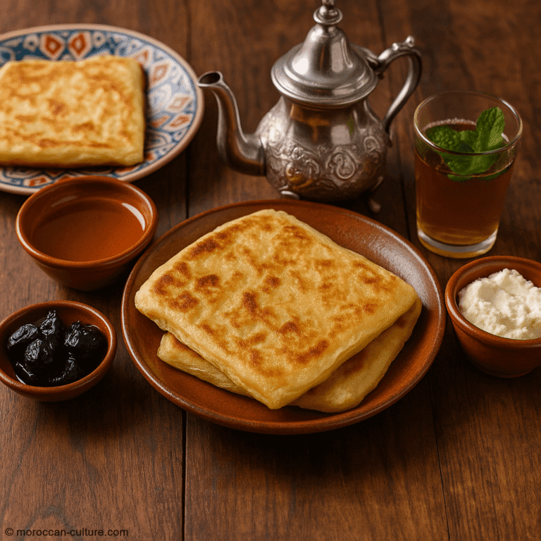 Moroccan Msemen Breakfast Recipe